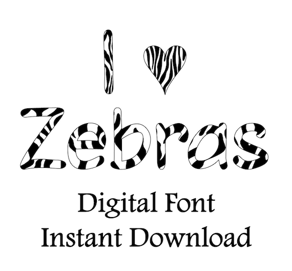 Zebra Free Font Download