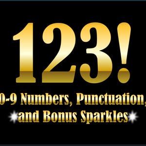 24k Gold Font Clipart, Upper & Lower Case, Commercial Use (digital ...