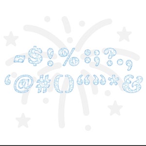 Bubbles Font Clipart, Instant Download, Upper & Lower Case Letters ...