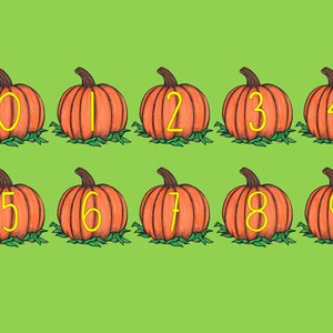 Pumpkin Font Clipart, Original Artwork, Instant Download, Upper & Lower ...