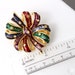 Signed Joan Rivers Multi-color Enamel BOW Brooch Pin With - Etsy