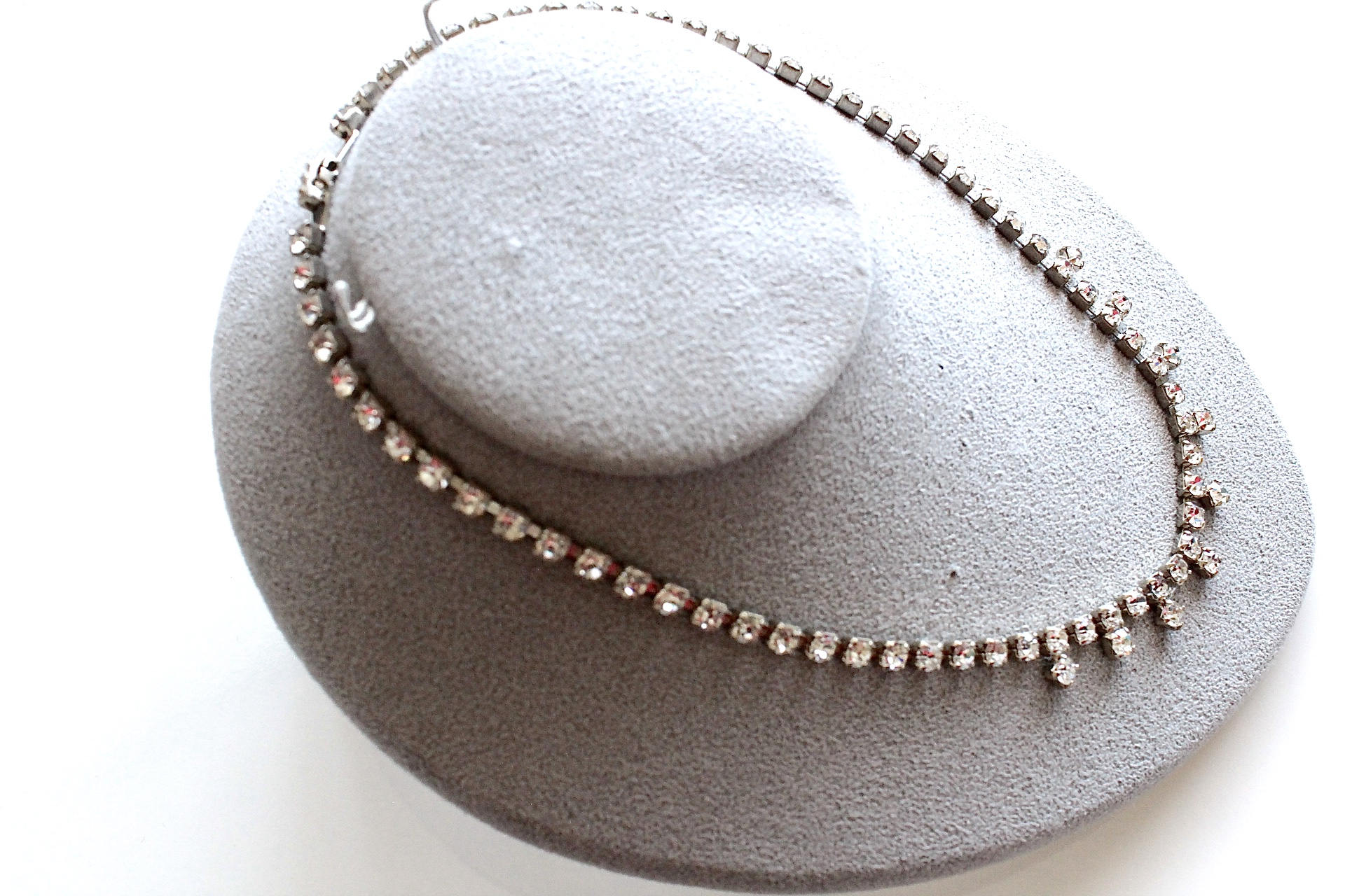 Signed Jewelry Fashions Crystal wedding necklace | Etsy