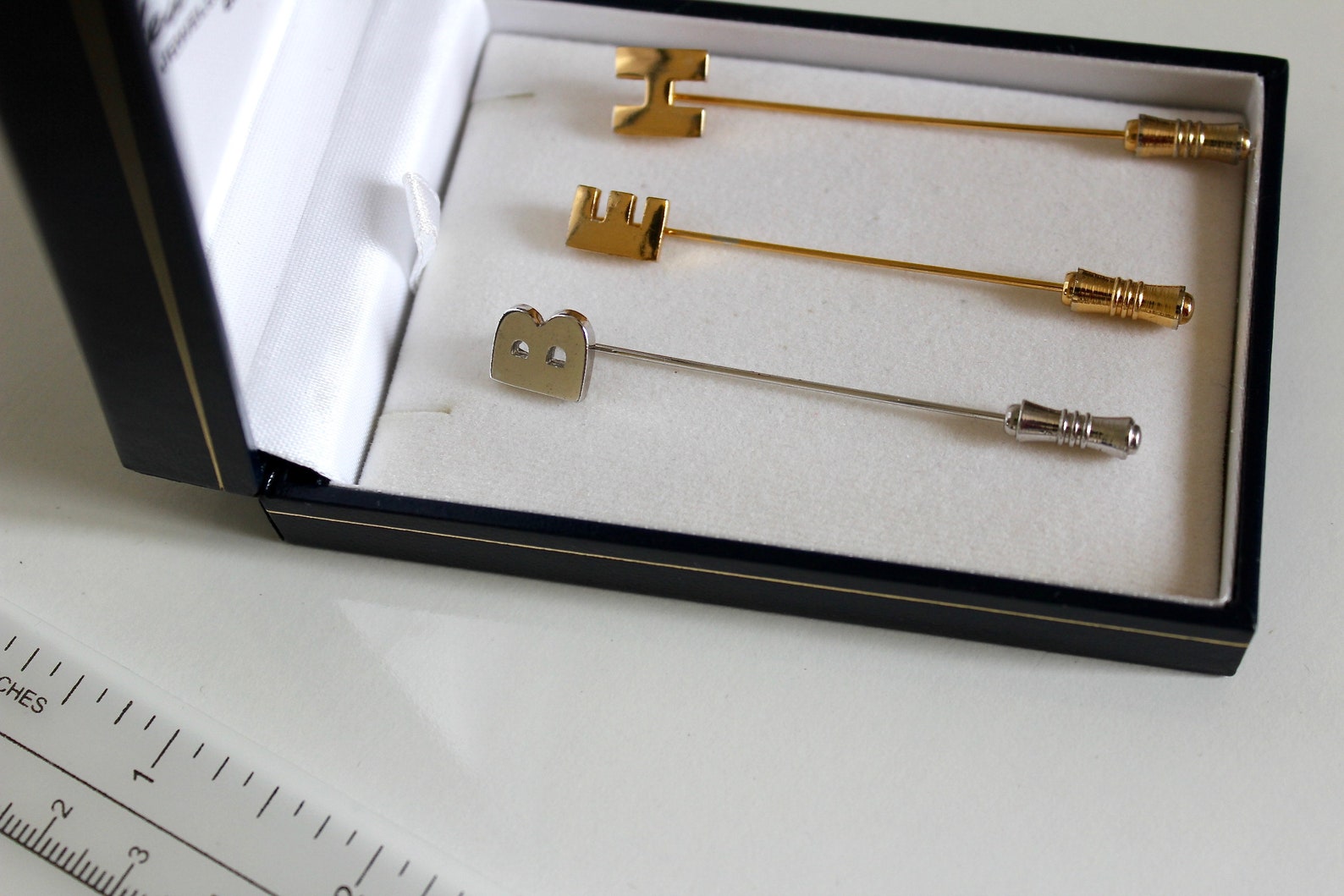 1970s Trifari Lot of 3 Alphabet Initial Letters E B H Figural - Etsy