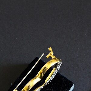 Butler Signed Goldtone Heart Pin Brooch With Crystal Rhinestones #2090 ...