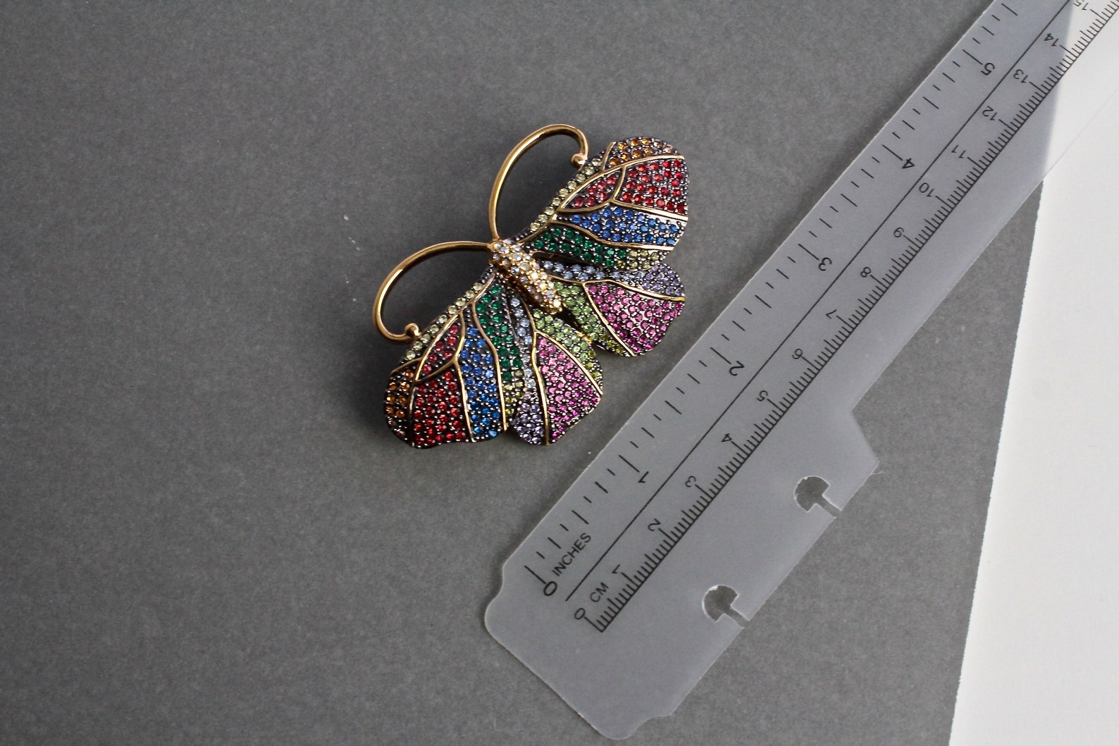 Joan Rivers Rhinestones Butterfly Brooch/ Fashion Joan Rivers | Etsy