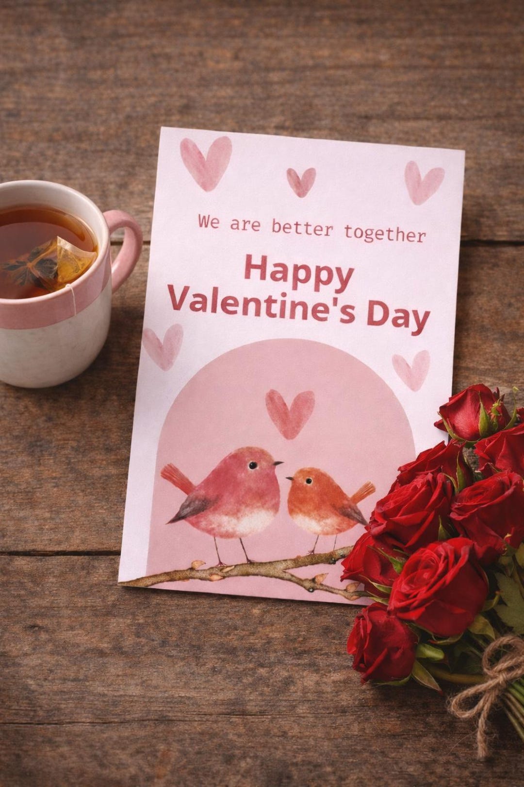 Editable Valentine's Day Card | Instant Download | Printable Design - Etsy