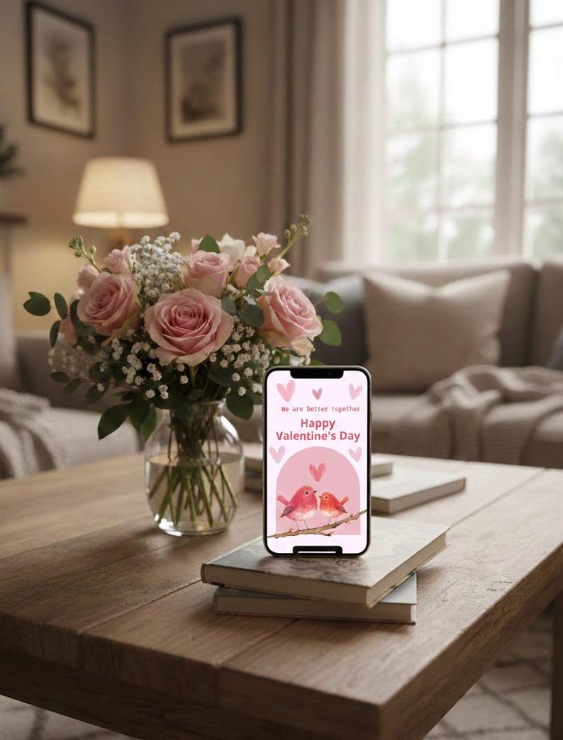 Editable Valentine's Day Card | Instant Download | Printable Design - Etsy