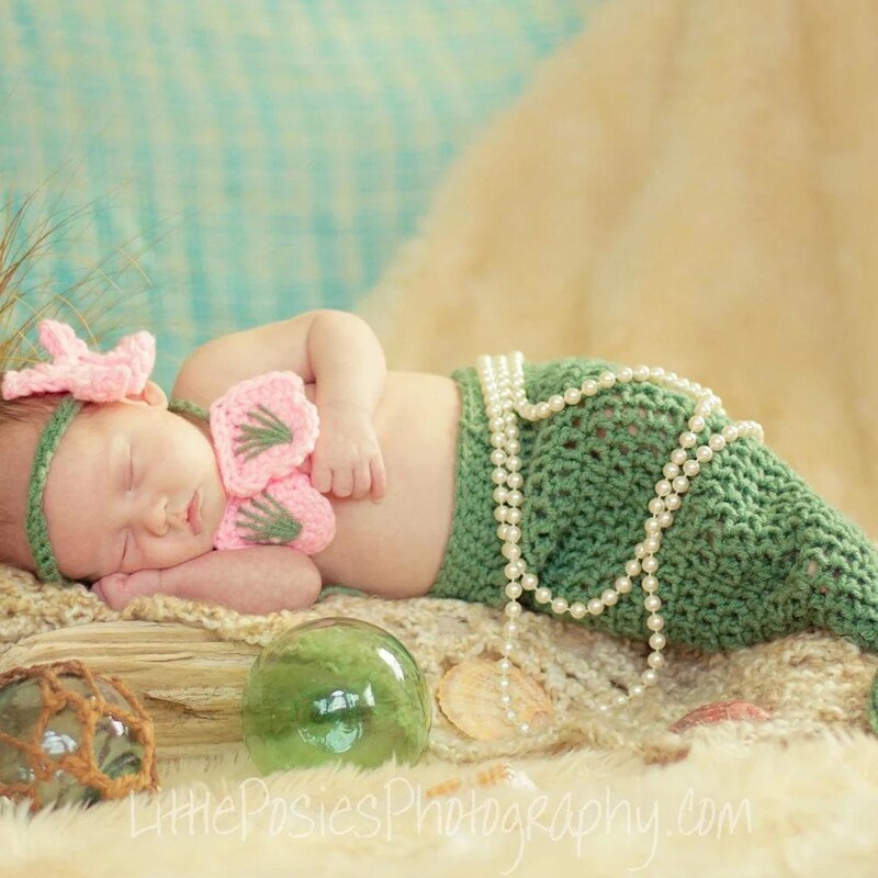 Newborn Mermaid Outfit - Etsy