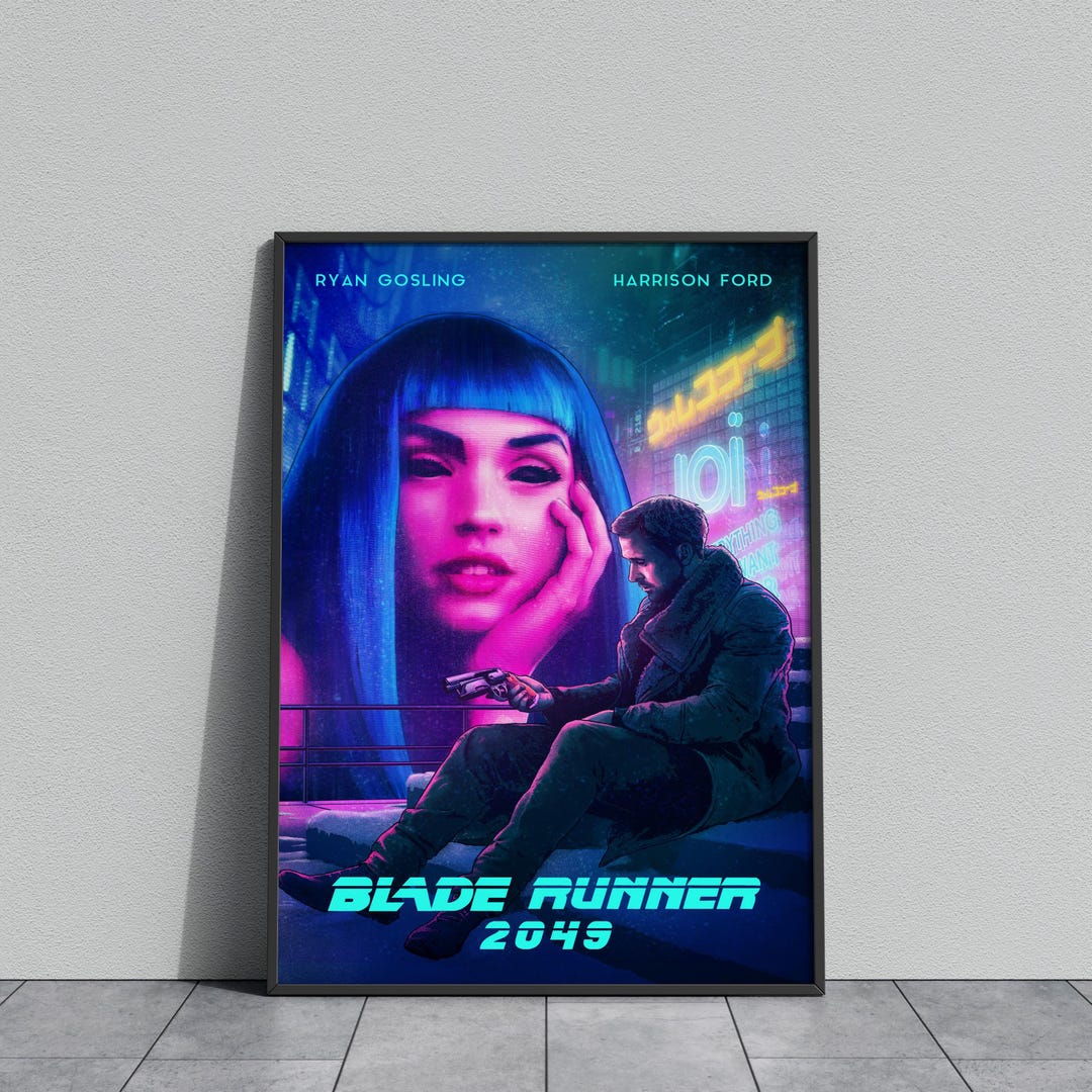 Blade Runner Poster | Ryan Gosling Wall Art | Movie Print - Etsy