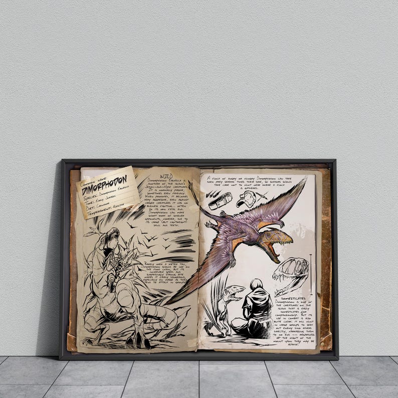 Ark Survival Evolved Poster | Dossiers Wall Art | Game Print - Etsy