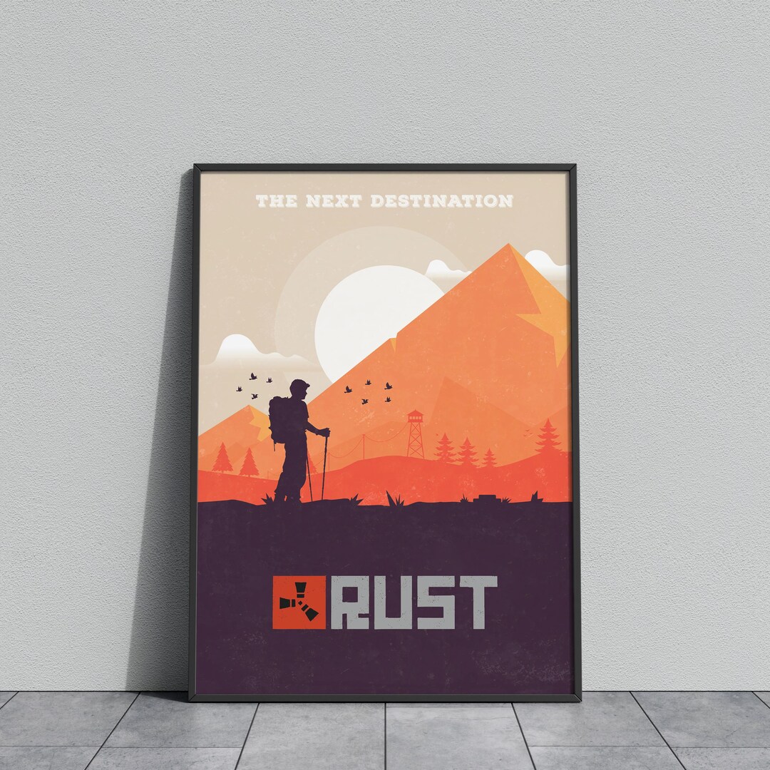 Rust Poster | Rust Wall Art | Game Print #2 - Etsy