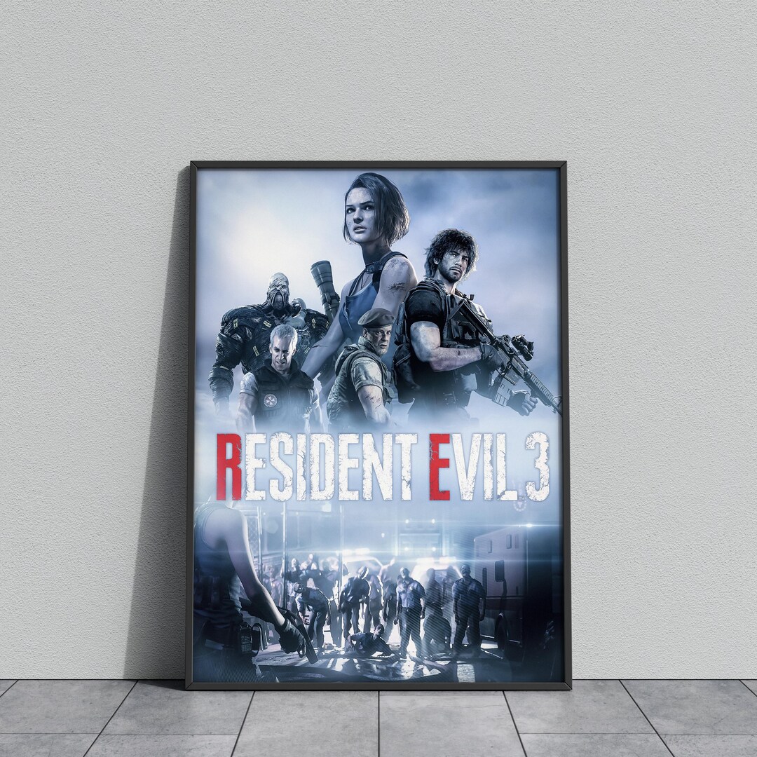 Resident Evil 3 Poster | Jill Valentine Wall Art | Game Print - Etsy