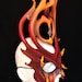 PHOENIX BIRD Mask Firebird mask Phoenix Mask Burning Man | Etsy