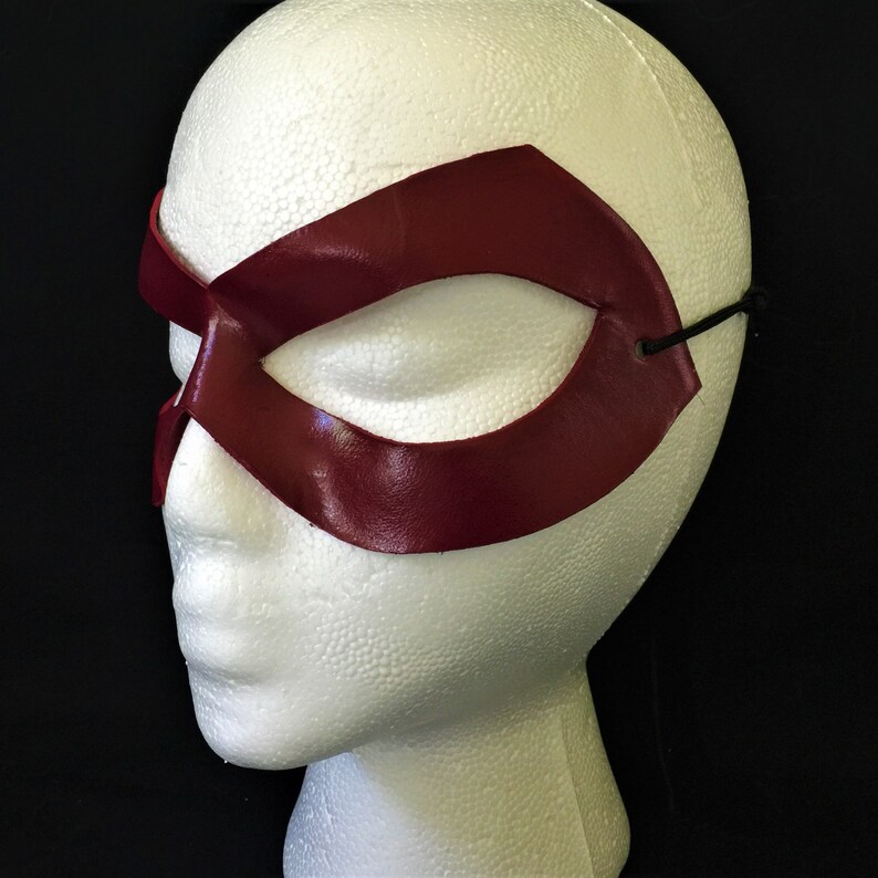 DAREDEVIL MASK Superhero Cosplay Mask Leather Deadpool | Etsy