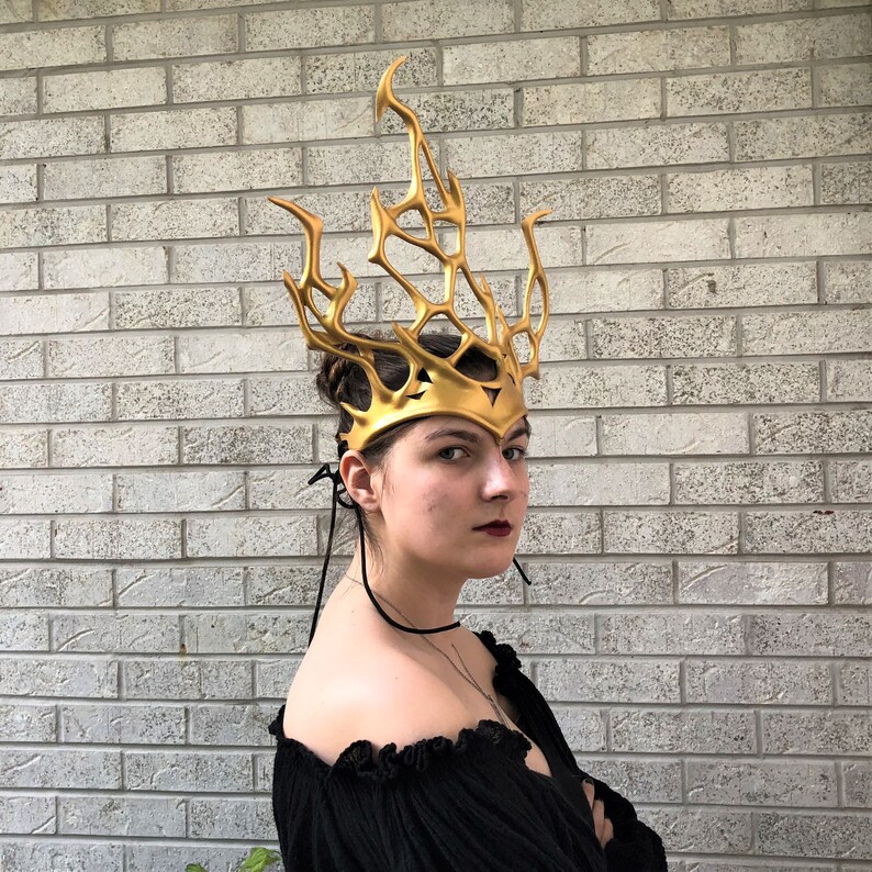 ICE QUEEN MASK / Snow Queen Headpiece Crown Ice Witch | Etsy