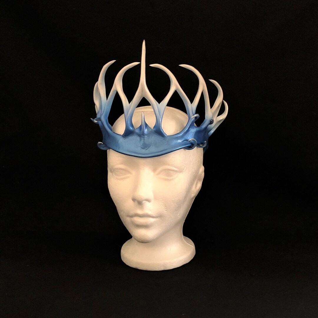 Leather Crown for Ice Witch Snow Queen Fantasy Cosplay Costume ...