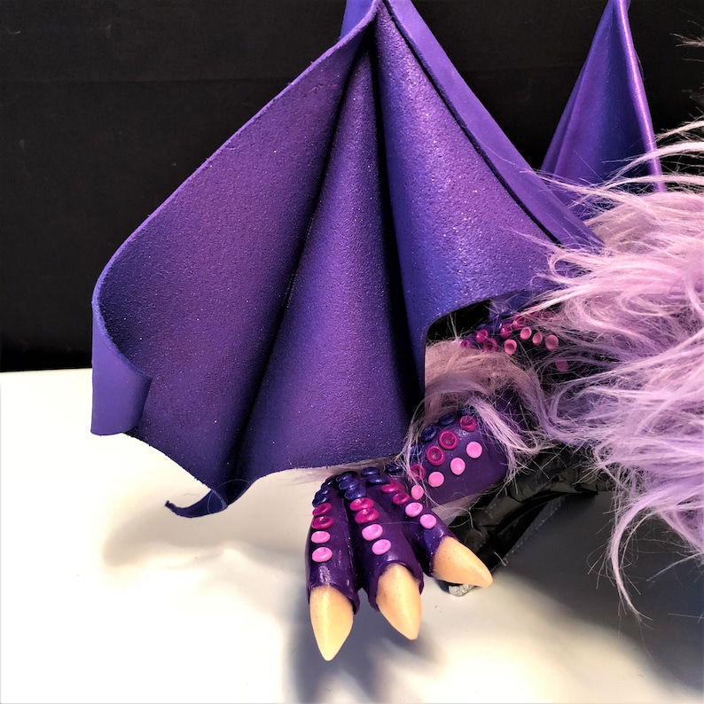 Shoulder Dragon Puppet Purple ADULT Dragon Customizable - Etsy