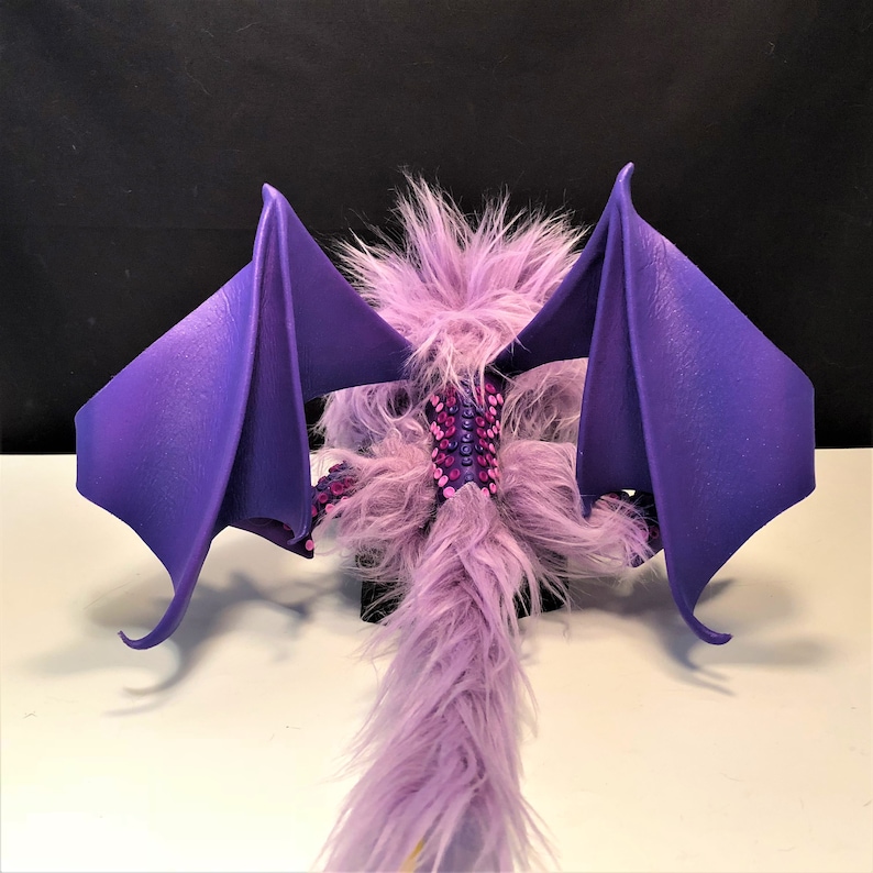 Shoulder Dragon Puppet Purple ADULT Dragon Customizable - Etsy