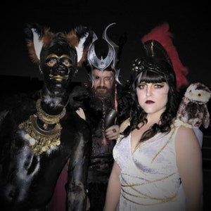 ODIN HORNS With VALKNUT Symbol * Silver Viking Cosplay Horns Pagan ...