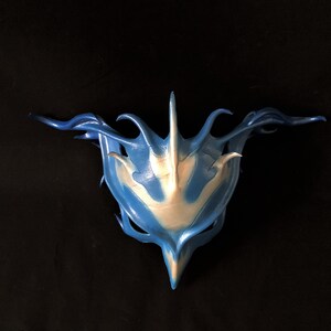 Blue PHOENIX MASK - Bird Mask, Carnival Mardi Gras Fantasy Cosplay Mask ...