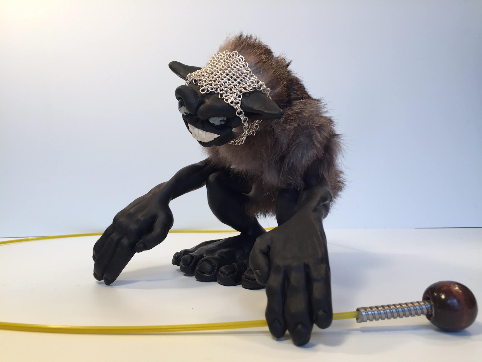 BROWNIE Shoulder Puppet Fantasy Creature with Coif Spiderwick - Etsy España