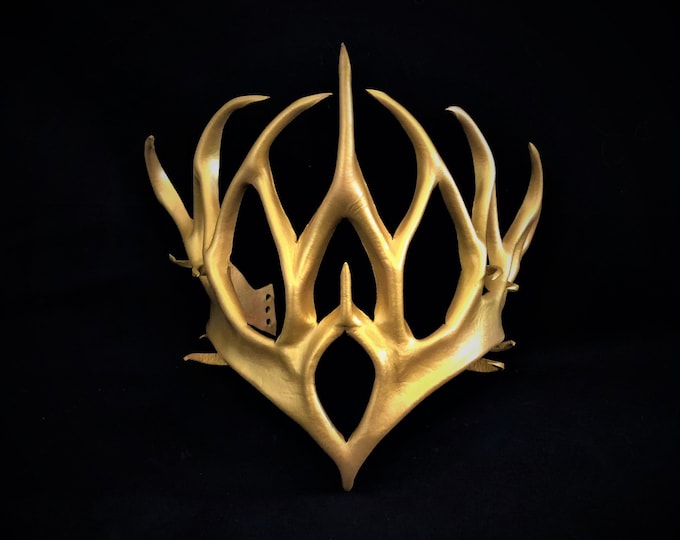 Evil Queen Leather Crown Stoned Headpiece of Thorns * Dark Fairy Queen ...