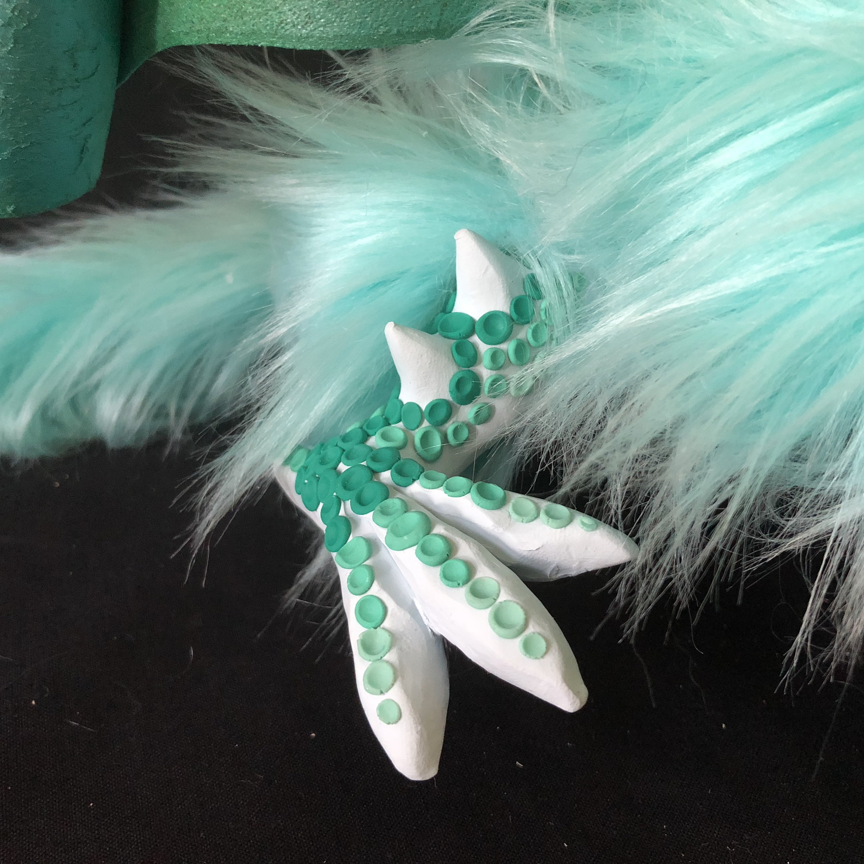 DRAGON PUPPET sea Foam2 Mythical Creature Doll | Etsy