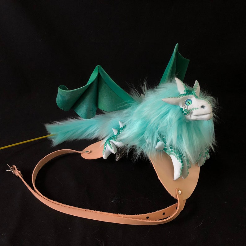 DRAGON PUPPET sea Foam2 Mythical Creature Doll - Etsy