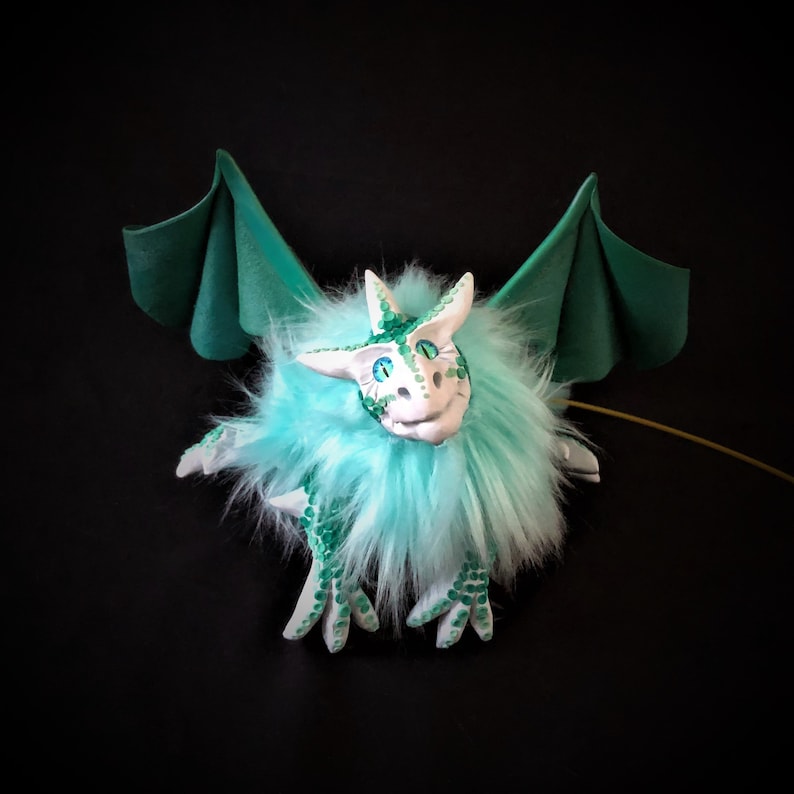 DRAGON PUPPET sea Foam2 Mythical Creature Doll - Etsy