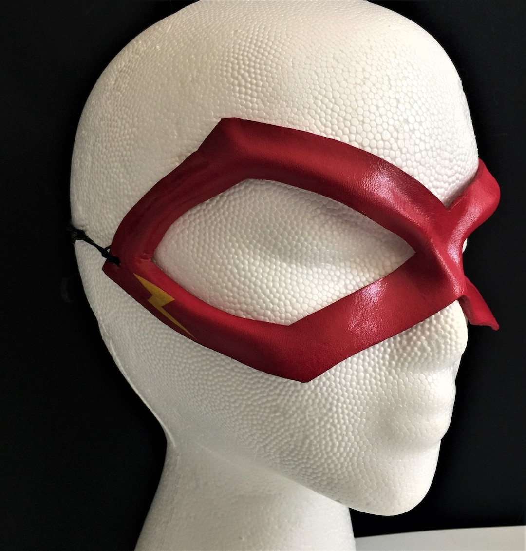 RED Leather Mask * Superhero Cosplay Comicon Superhero Mask Z - Etsy