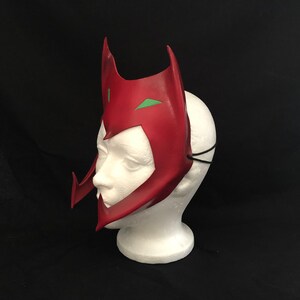 Leather CATRA Cosplay Headpiece Mask W/green, Catra Headdress Anime ...