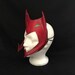 Leather CATRA Cosplay Headpiece Mask W/green, Catra Headdress Anime ...