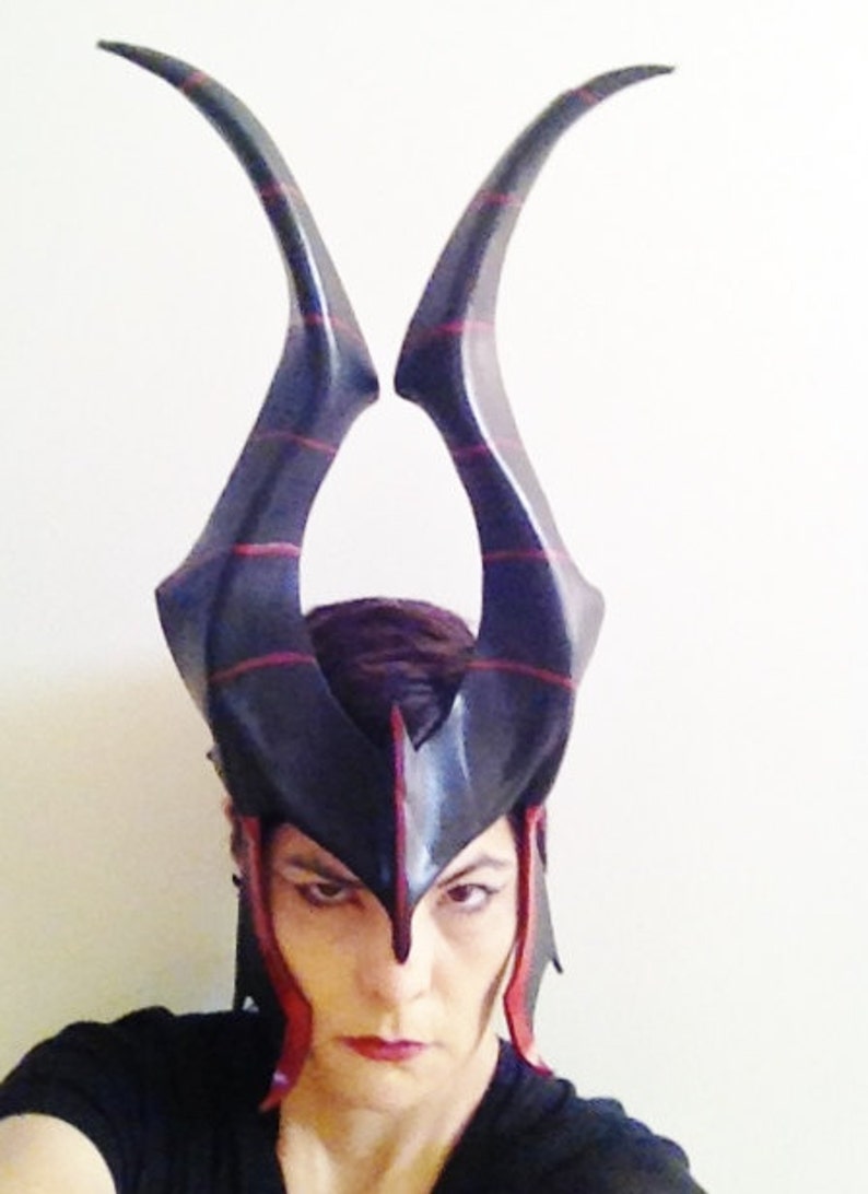 Tall Silver Cosplay Horns Leather ELF WARRIOR Horns FAIRY | Etsy