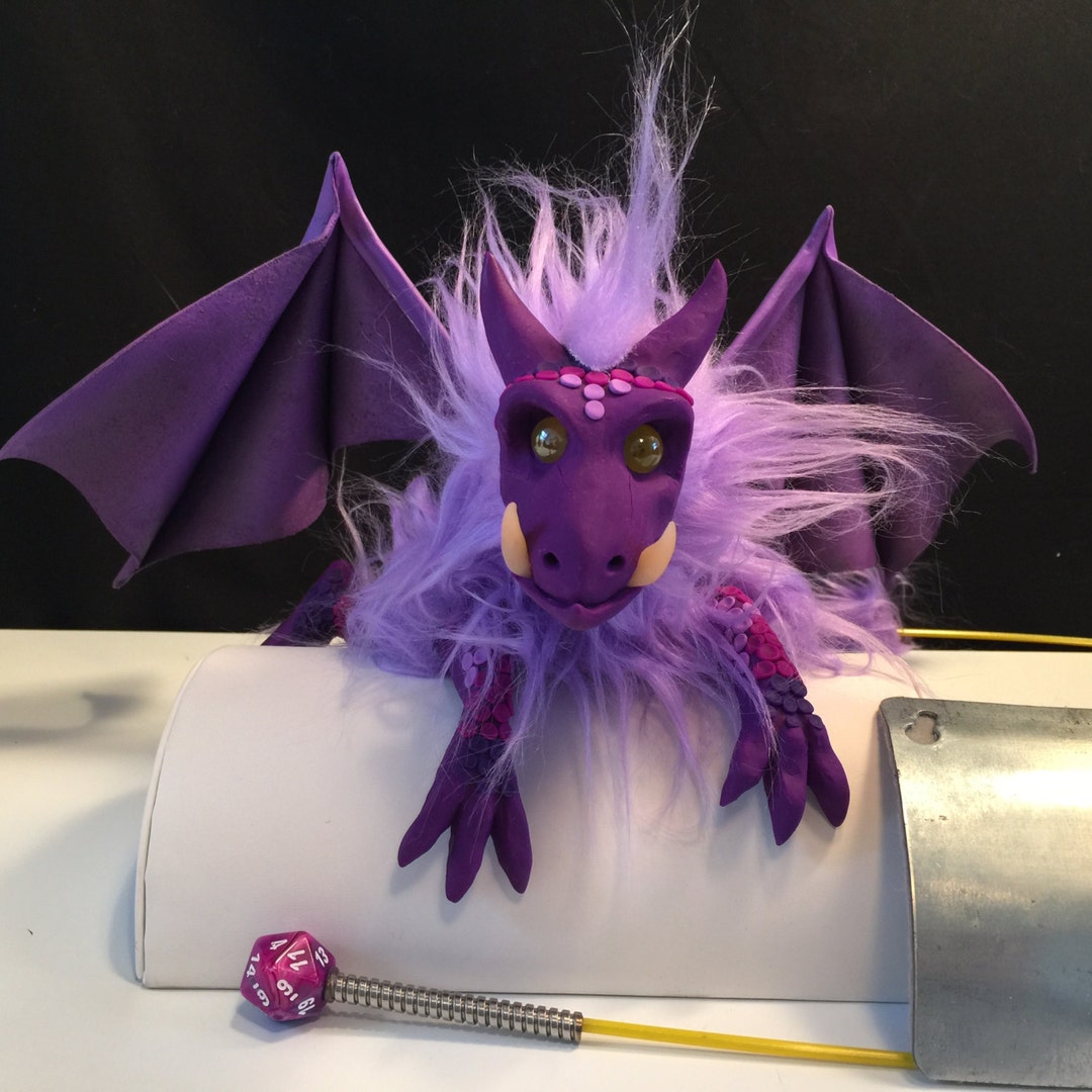 Baby Dragon Shoulder Puppet Purple Shoulder Dragon, Superhero Cosplay ...