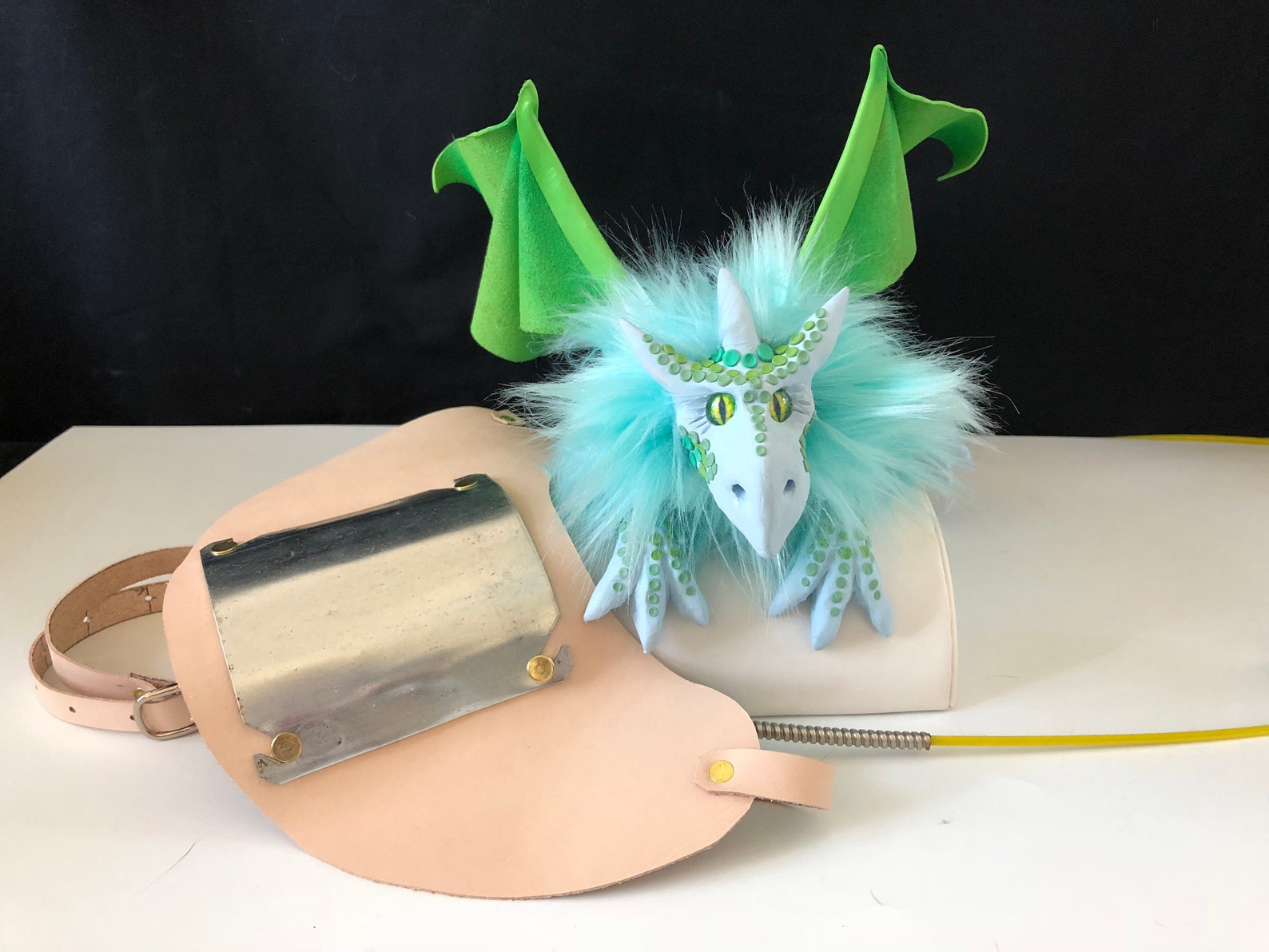 DRAGON Puppet Mythical Creature Doll Dragon Shoulder Puppet | Etsy