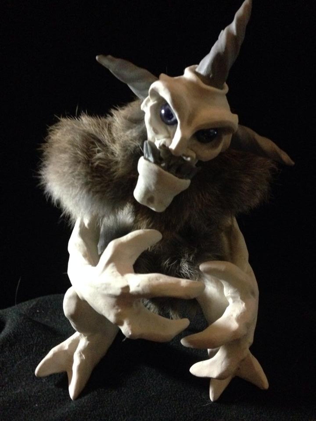 Gargoyle Shoulder Puppet, Demon Puppet LARP Fantasy Creature Sculpture ...