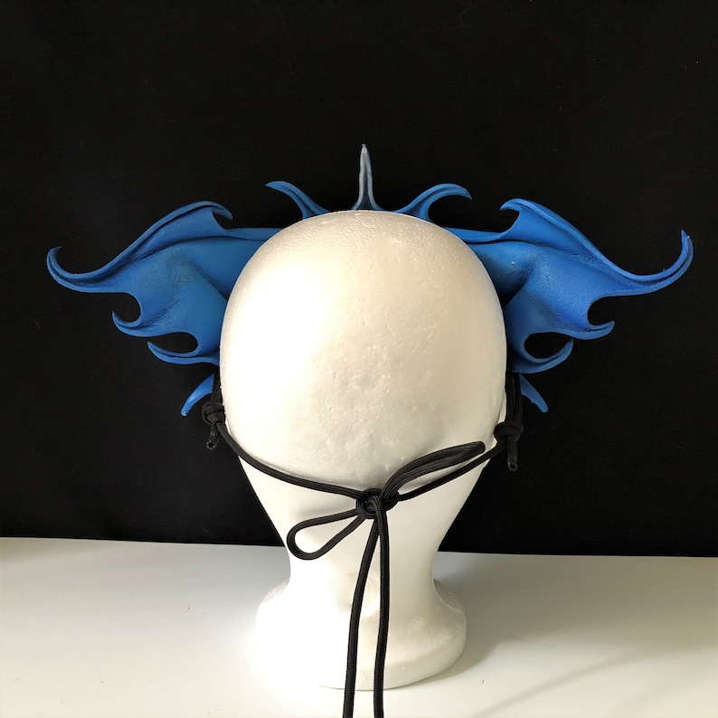 Blue PHOENIX MASK Bird Mask Carnival Mardi Gras Fantasy | Etsy