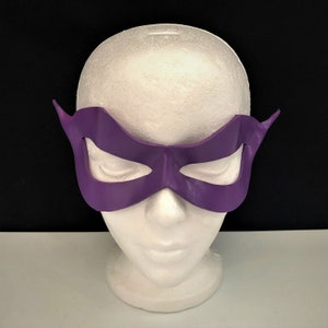 Leather Purple Mask, Superhero Cosplay Mask * Violet Villian Cosplay ...