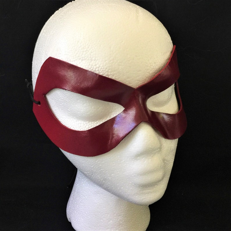 DAREDEVIL MASK Superhero Cosplay Mask Leather Deadpool | Etsy