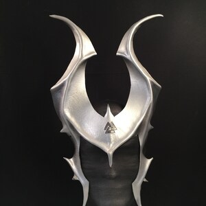 ODIN HORNS With VALKNUT Symbol * Gold Viking Cosplay Horns Pagan Horns ...