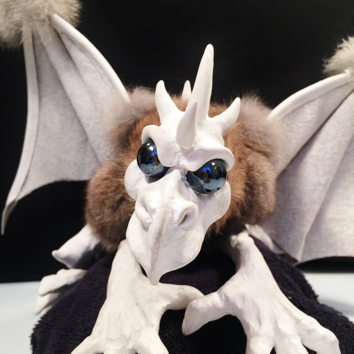 DRAGON PUPPET TUFTED Fantasy Pet Renaissance Faire Shoulder | Etsy