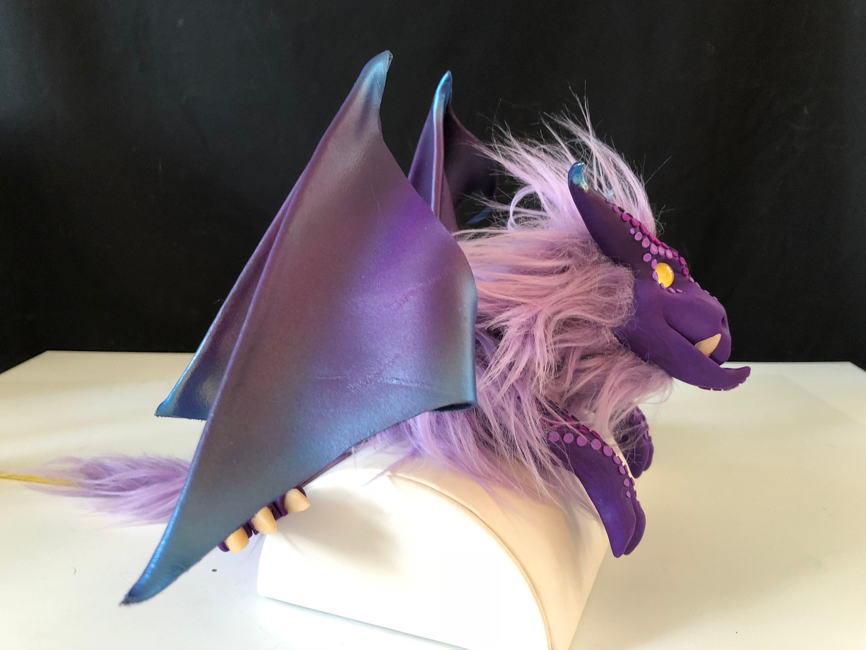 PREMIUM PURPLE DRAGON Puppet Shoulder Puppet Fantasy | Etsy