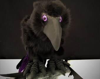 Raven Shoulder Puppet - Etsy