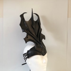 Xenomorph Costume Headpiece, Queen Xenomorph Cosplay Leather Mask ...