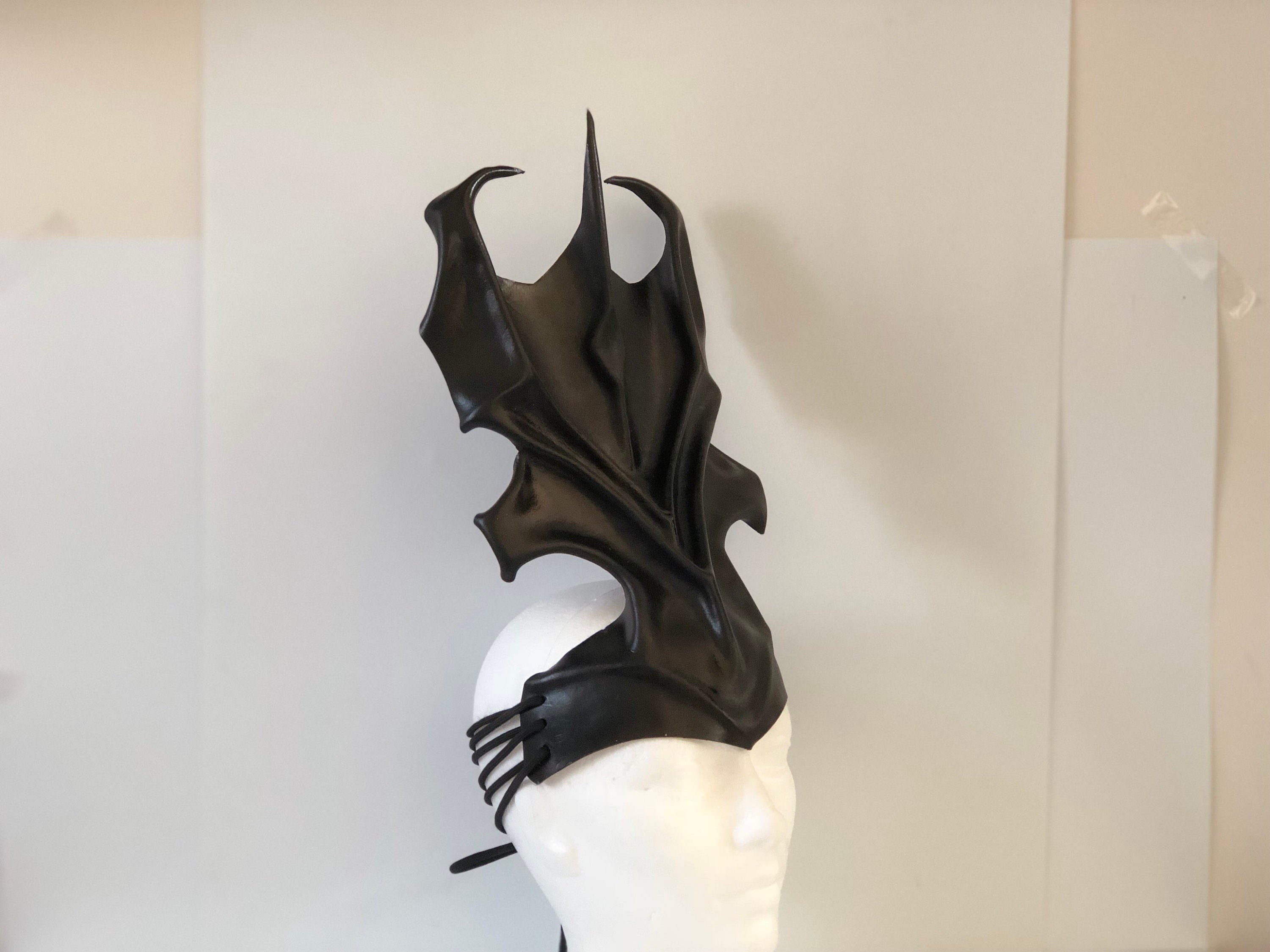 Xenomorph Costume Headpiece, Queen Xenomorph Cosplay Leather Mask ...