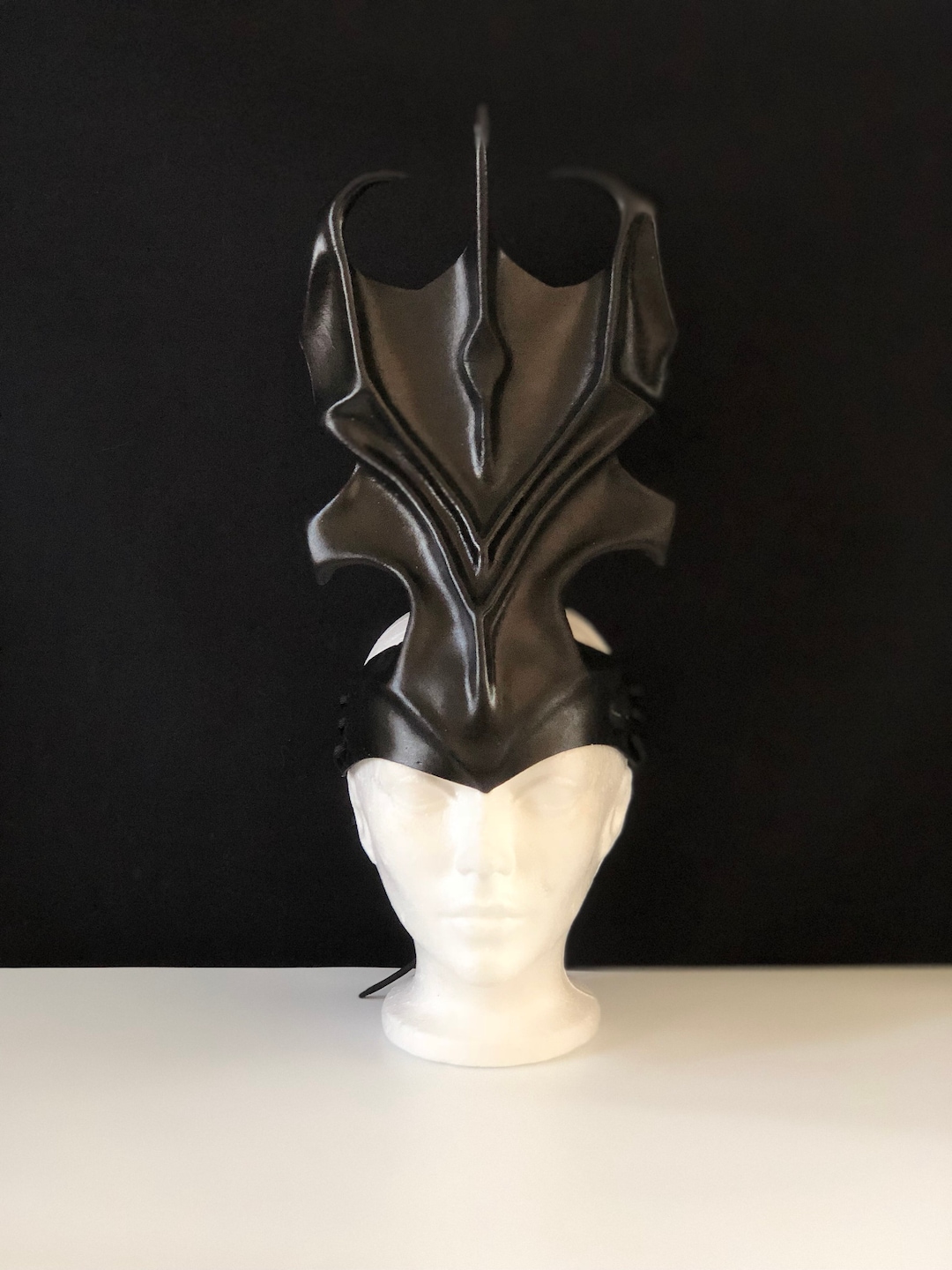 Xenomorph Costume Headpiece, Queen Xenomorph Cosplay Leather Mask ...