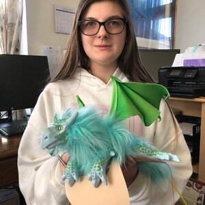 DRAGON Puppet * Mythical Creature Doll Dragon Shoulder Puppet * Dragon ...