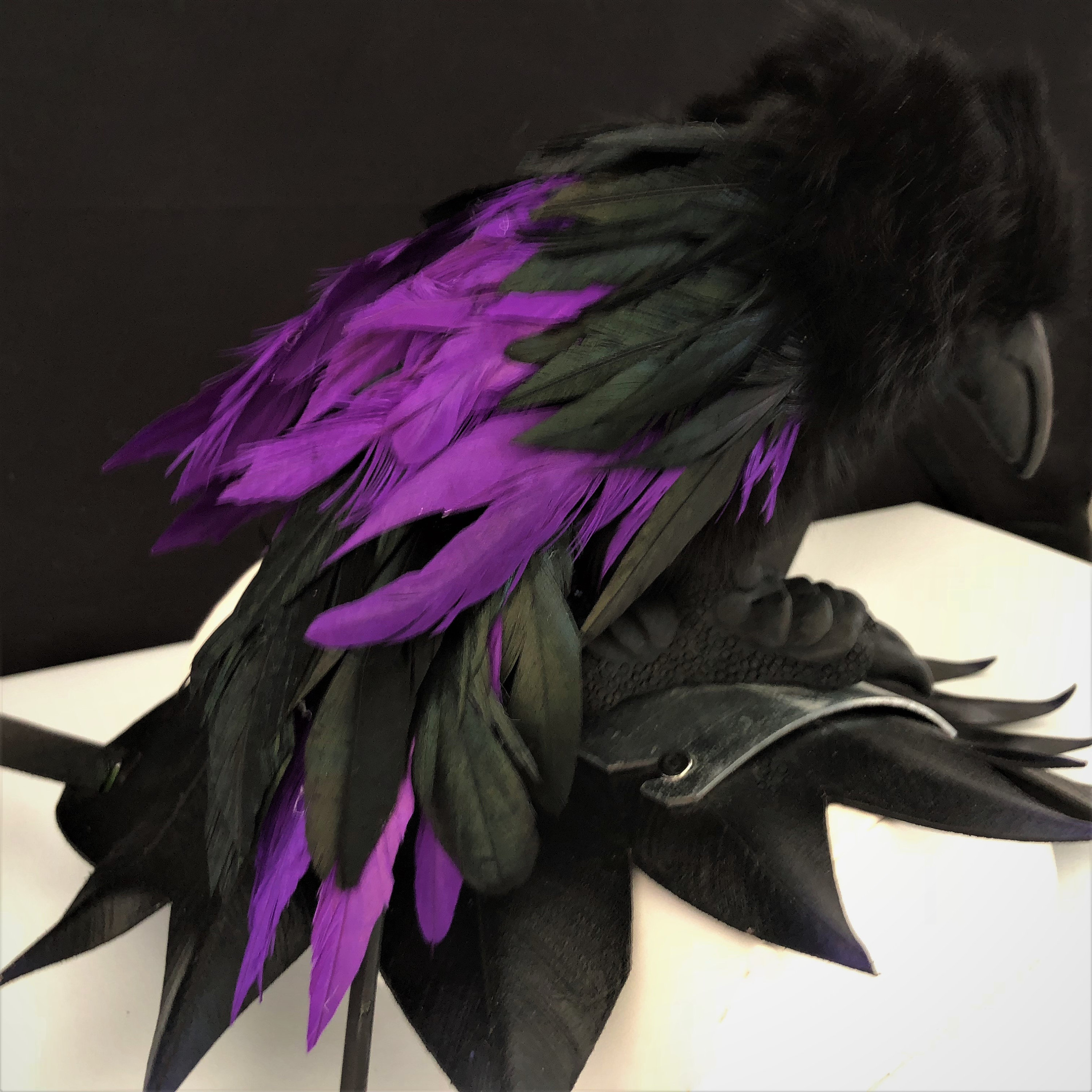 Raven Shoulder Puppet for Dark Fairy Cosplay Raven Companion Bird ...