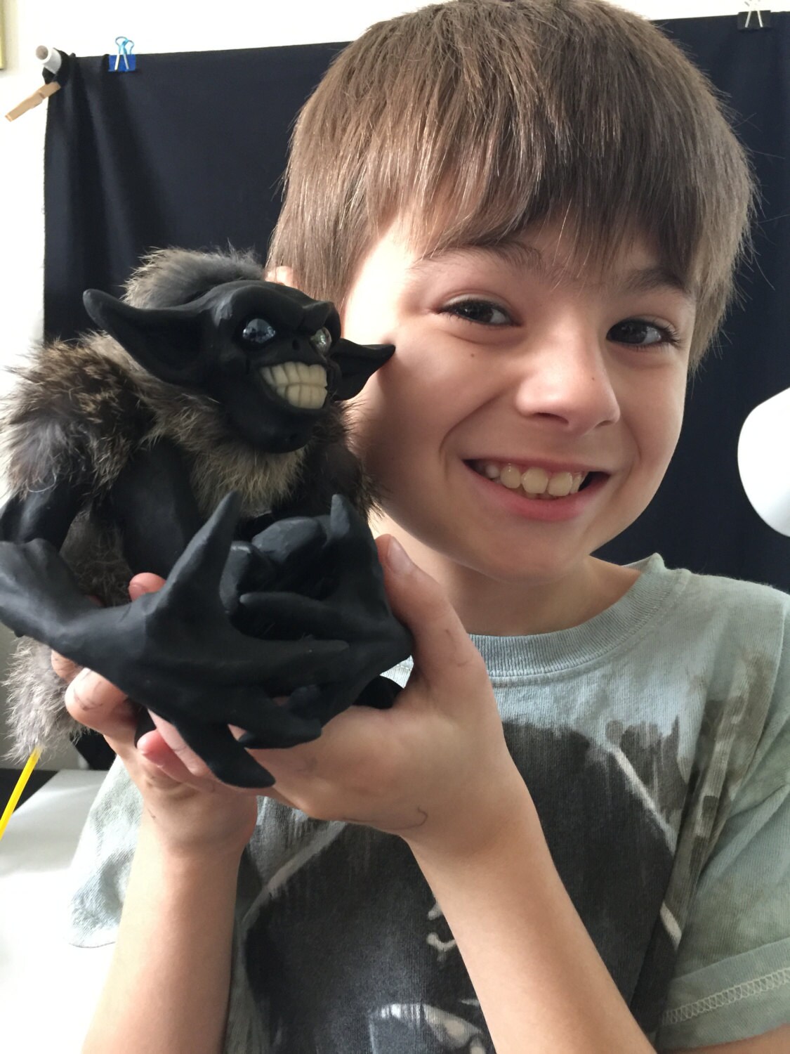 BROWNIE Shoulder Puppet Fantasy Creature with Coif Spiderwick - Etsy España