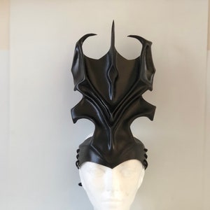 Xenomorph Costume Headpiece, Queen Xenomorph Cosplay Leather Mask ...